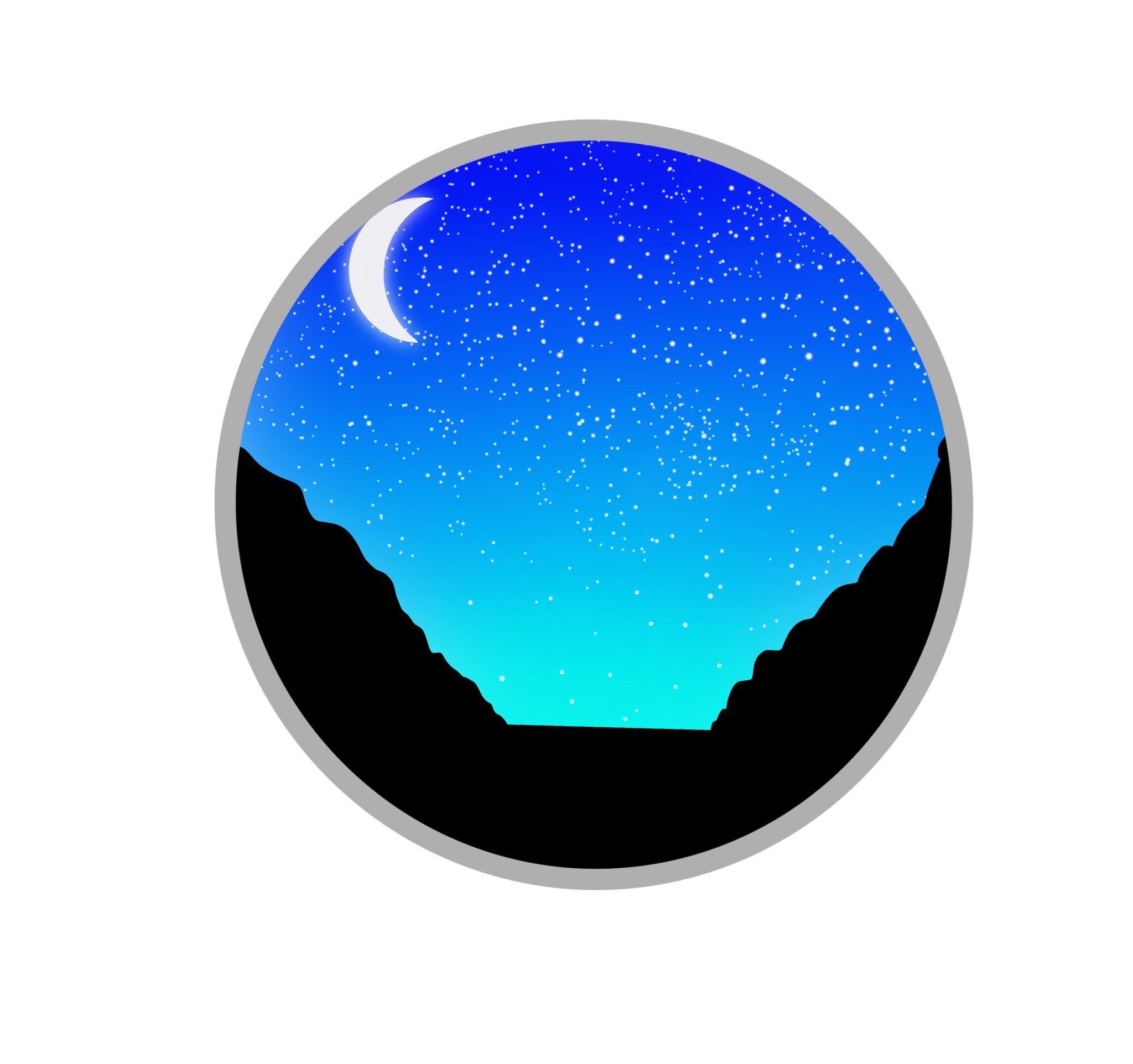 Night Sky Sticker | Etsy