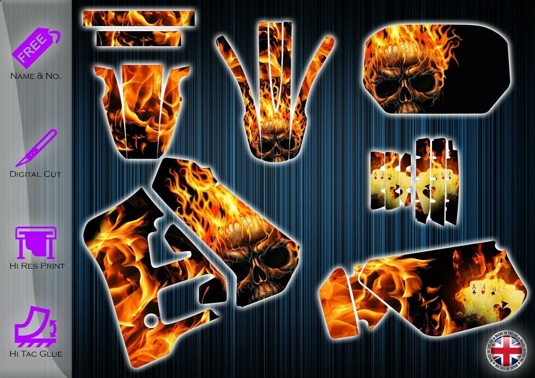 Yamaha Dtr125 Stickers Dtr Graphics Kit Yamaha Decals Dt125r Graphics ...