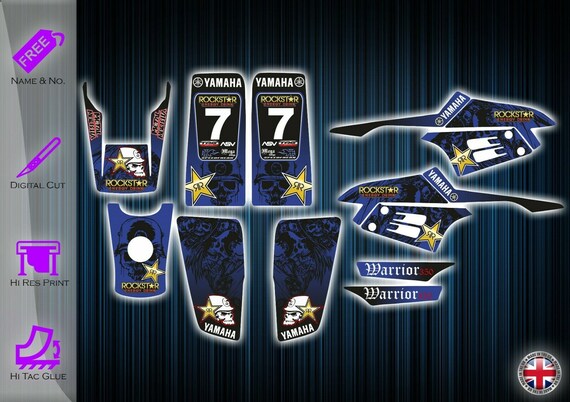 Yamaha Warrior 350 Stickers Graphics Kit Decals Warrior | Etsy