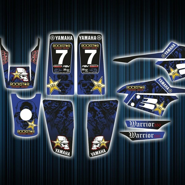 Yamaha Warrior 350 Decals - Etsy