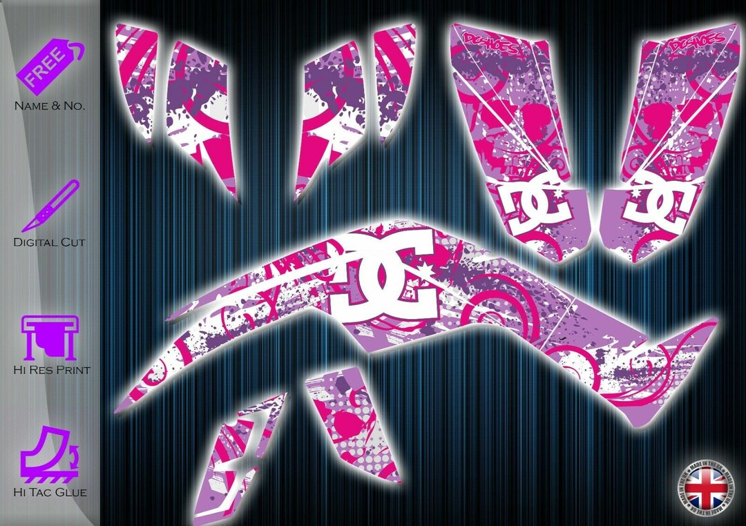 Quadzilla 450 Sport Stickers - Graphics Kit - Dinli Decals - Graphics ...
