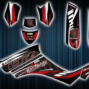 Suzuki Ltz250 Stickers - Graphics Kit - Decals - Suzuki Ltz 250 ...