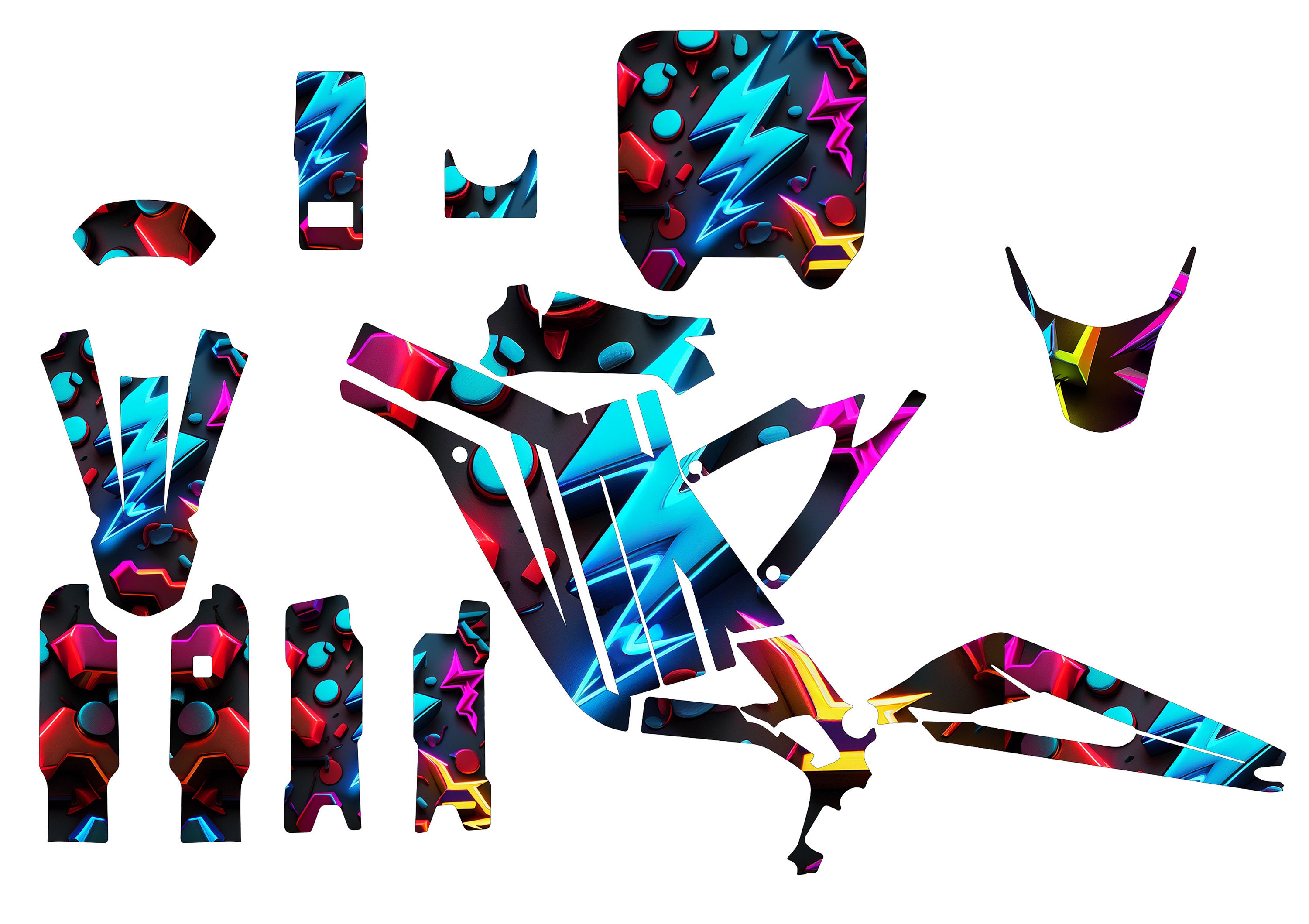 Sur-ron Graphics Kit Sur Ron Sticker Kit Segway Graphics - Etsy Canada