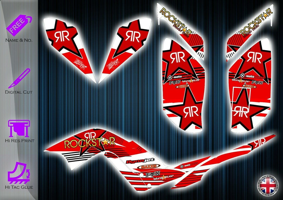 Yamaha Raptor 700 Stickers Graphics Kit Decals Yfm 700 Atv - Etsy