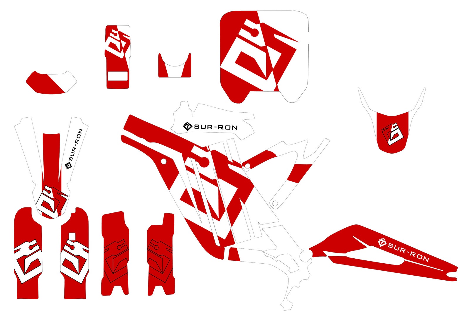 Sur-ron Graphics Kit Sur Ron Sticker Kit Segway Graphics - Etsy