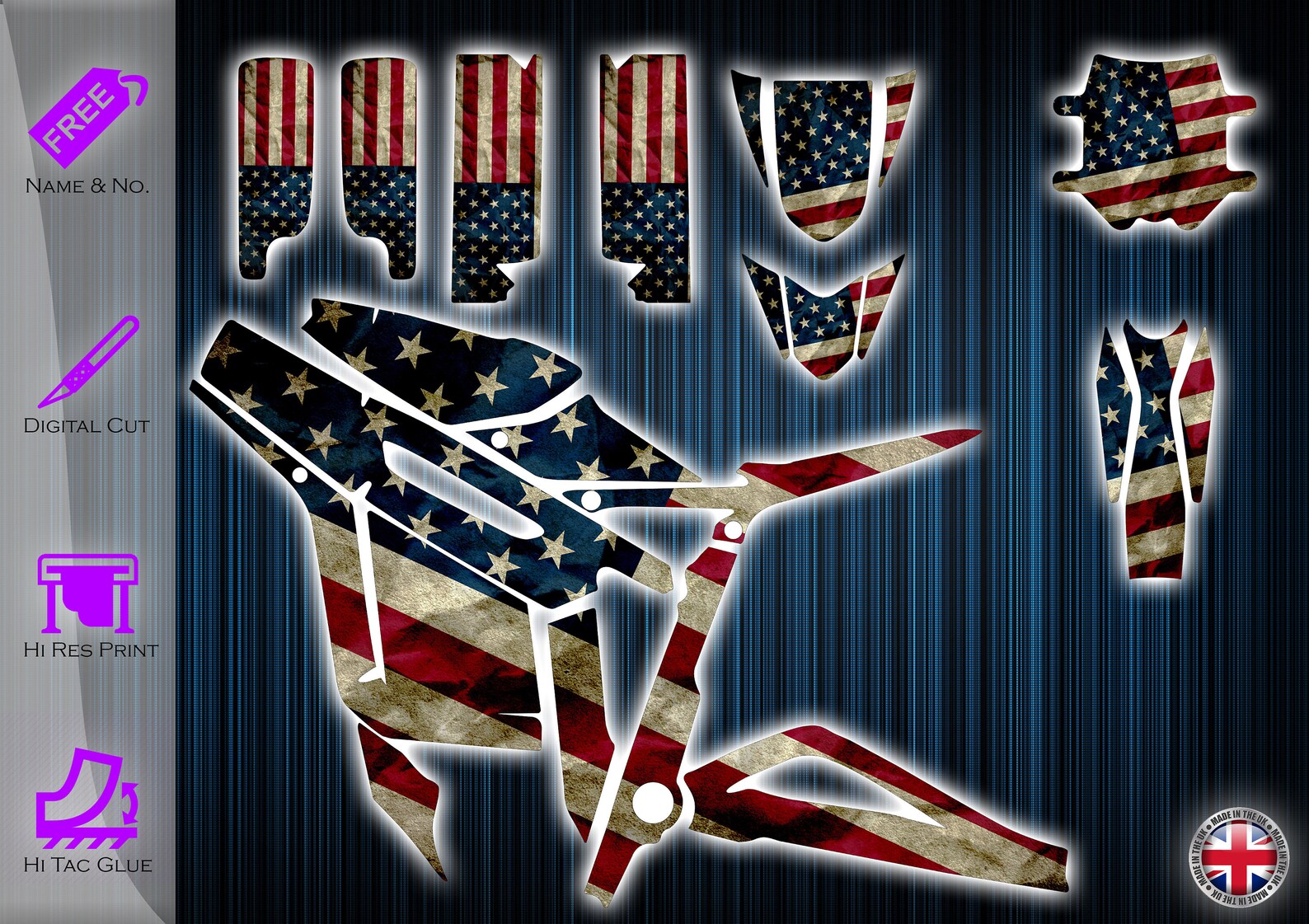 TALARIA STING Graphics Kit Sur Ron Sticker Kit Talaria - Etsy