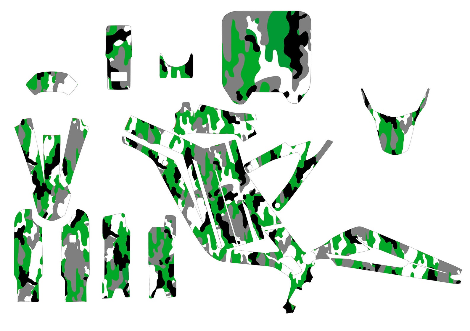 Sur-ron Graphics Kit Sur Ron Sticker Kit Segway Graphics - Etsy