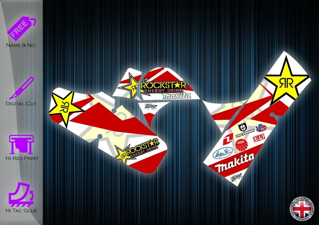 Suzuki Lt50 Stickers - Lt 50 Graphics Kit - Suzuki Decals - Lt50 ...