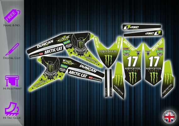 Arctic Cat Dvx400 Stickers Graphics Kit Decals Dvx 400 Atv | Etsy