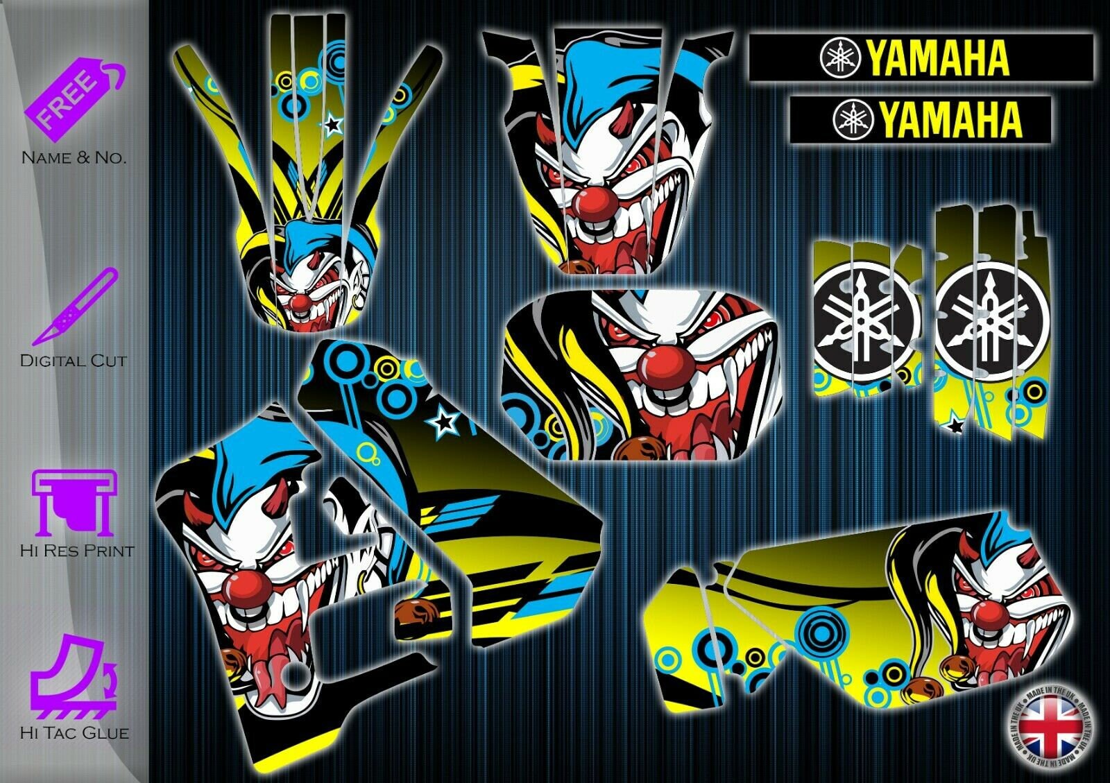 Prints Digital Prints Yamaha dtr125 stickers yamaha decals dtr graphics ...
