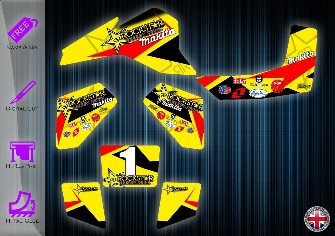 Suzuki Lt80 Stickers Lt 80 Graphics Kit Suzuki Decals Lt80 Graphics Kit ...