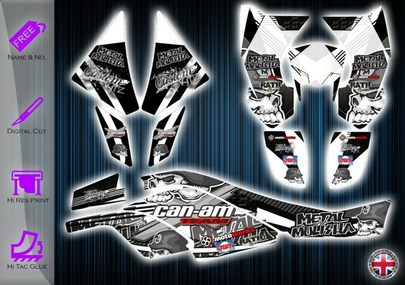 Can Am Ds450 Stickers Graphics Kit Decals Canam Ds 450 Atv - Etsy
