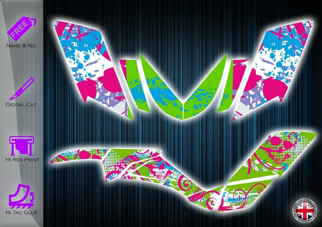 Quadzilla 320 Xlc Sport Stickers Graphics Kit 500 Xlc Decals Graphics ...