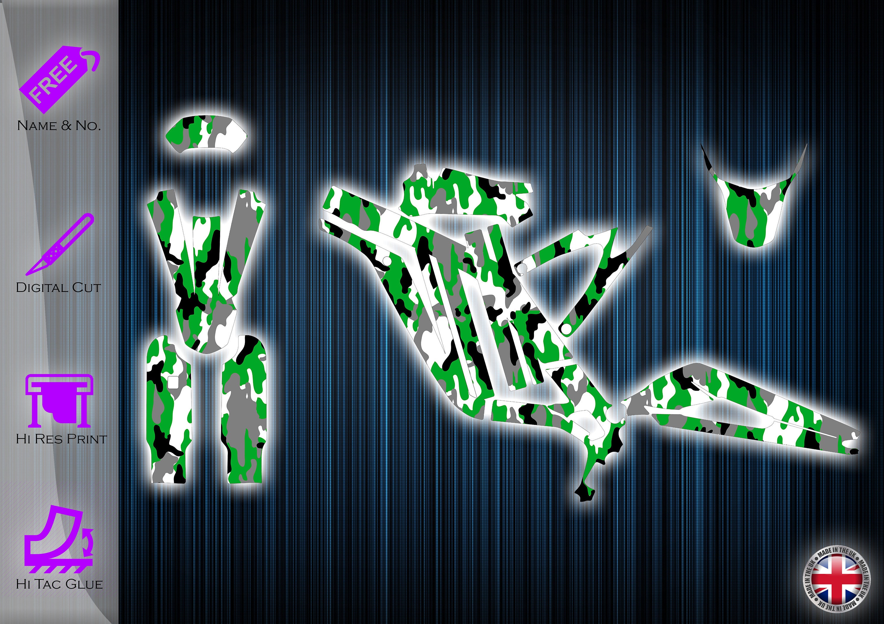 Sur-ron Graphics Kit Sur Ron Sticker Kit Segway Graphics | Etsy UK