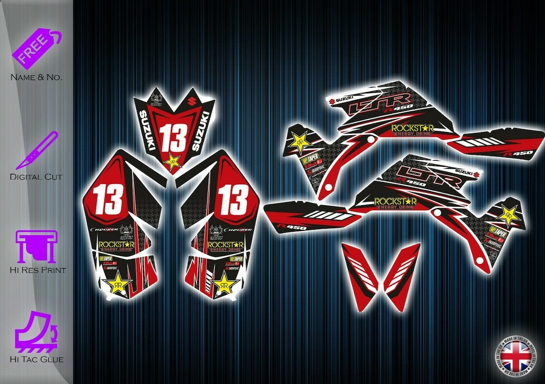 Suzuki Ltr450 Stickers - Graphics Kit - Decals - Suzuki Ltr 450 ...