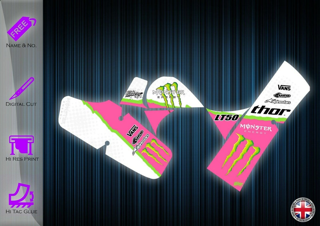 Suzuki Lt50 Stickers Lt 50 Graphics Kit Suzuki Decals Lt50 Graphics Kit ...