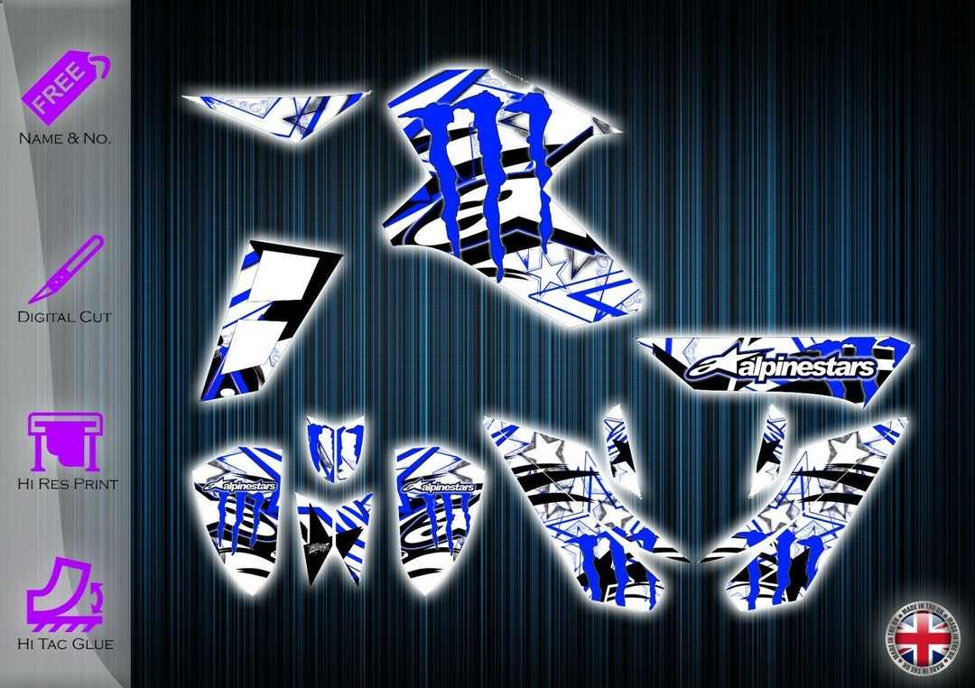 Apache Rlx 320 / 450 Stickers Graphics Kit Decal Triton - Etsy