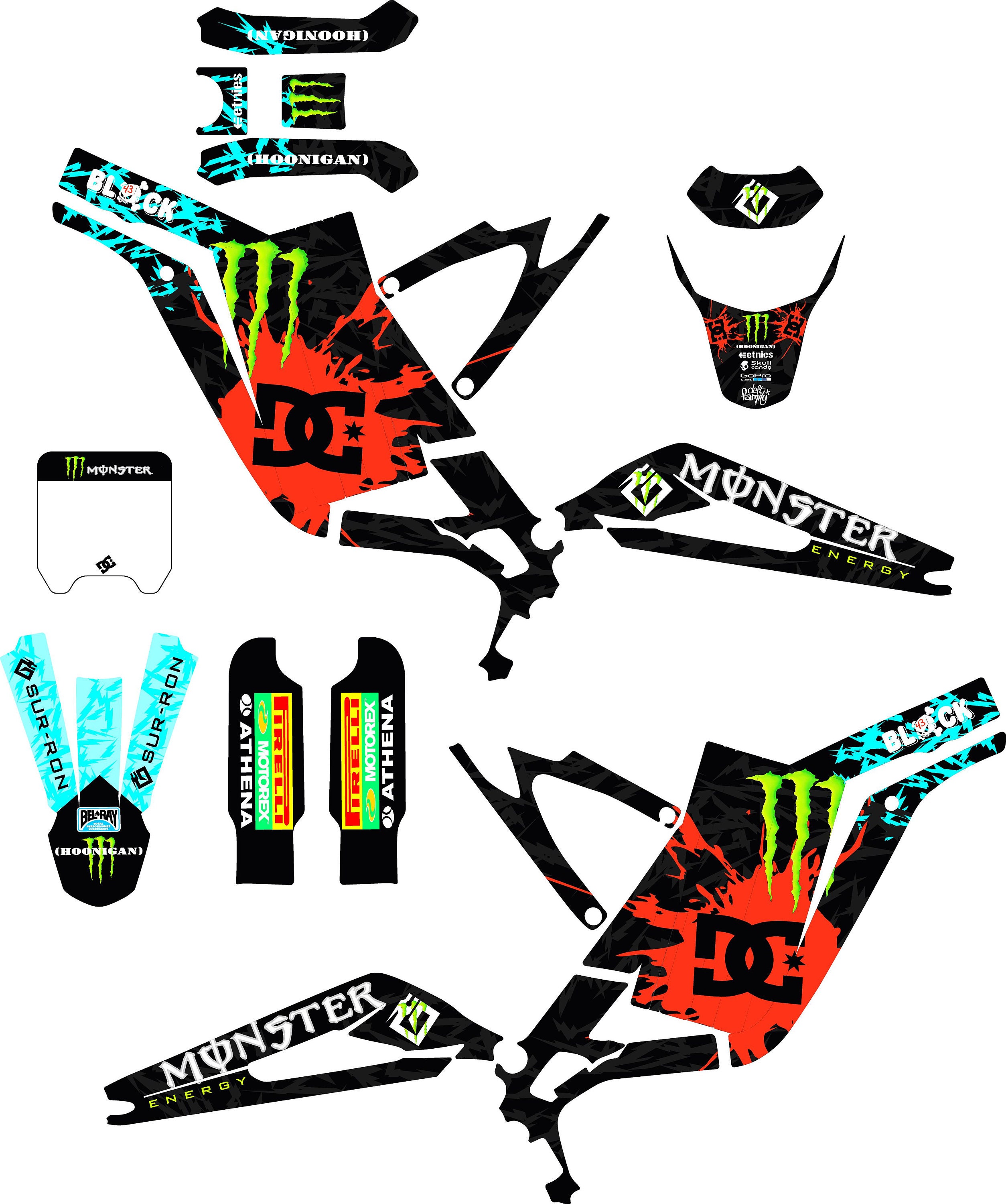 Sur-ron Graphics Kit Sur Ron Sticker Kit Segway Graphics - Etsy