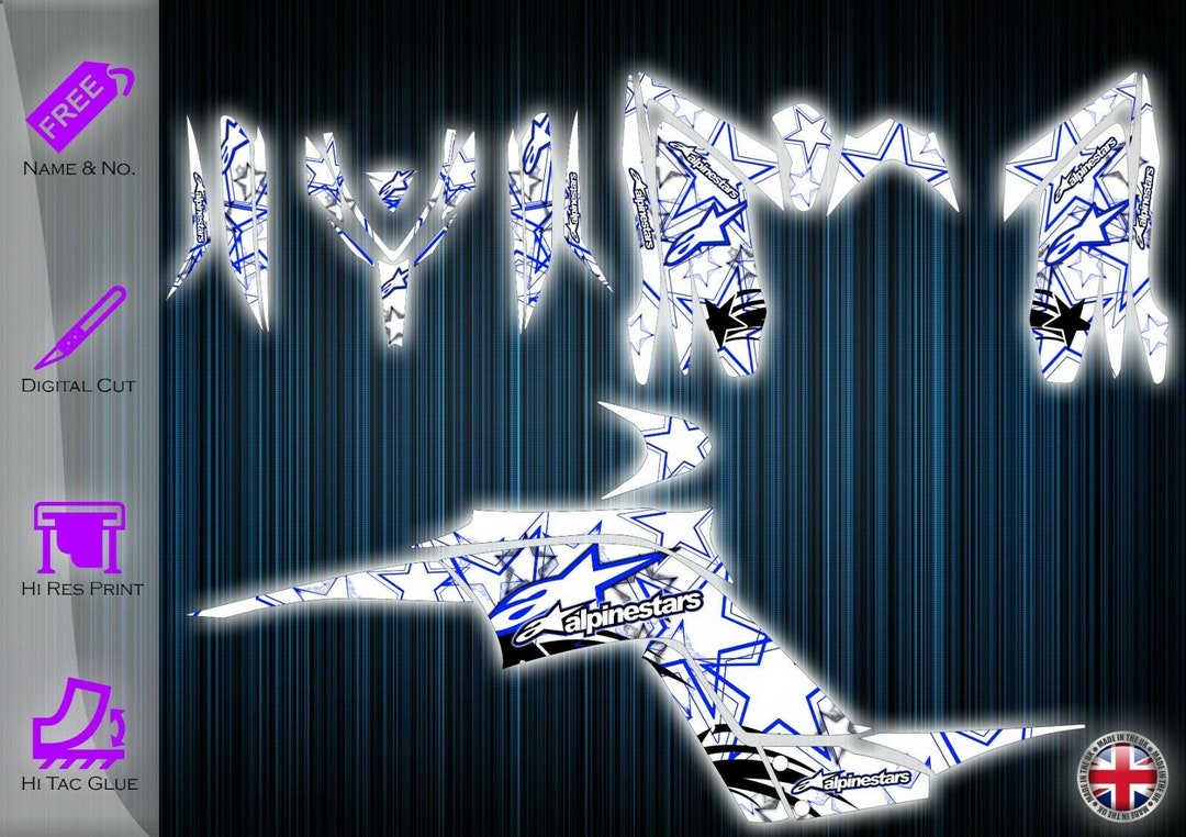 Yamaha Raptor 700 Stickers - Graphics Kit - Decals Yfm 700 Atv Graphics ...