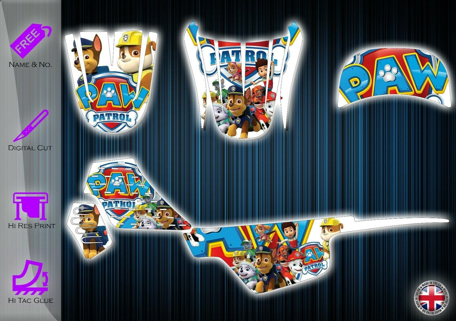 Yamaha Pw50 Stickers Pw 50 Graphics Kit Pw50 Decals Pw 50 Graphics Kit ...