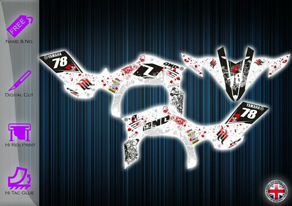 Yamaha Yfz450r Stickers Graphics Kit Yfz450r Atv Quad - Etsy UK