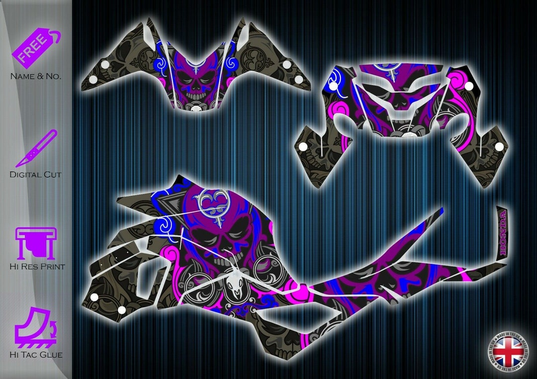 Honda Msx 125 Stickers - Msx Graphics Kit - Msx Decals - Grom Graphics ...