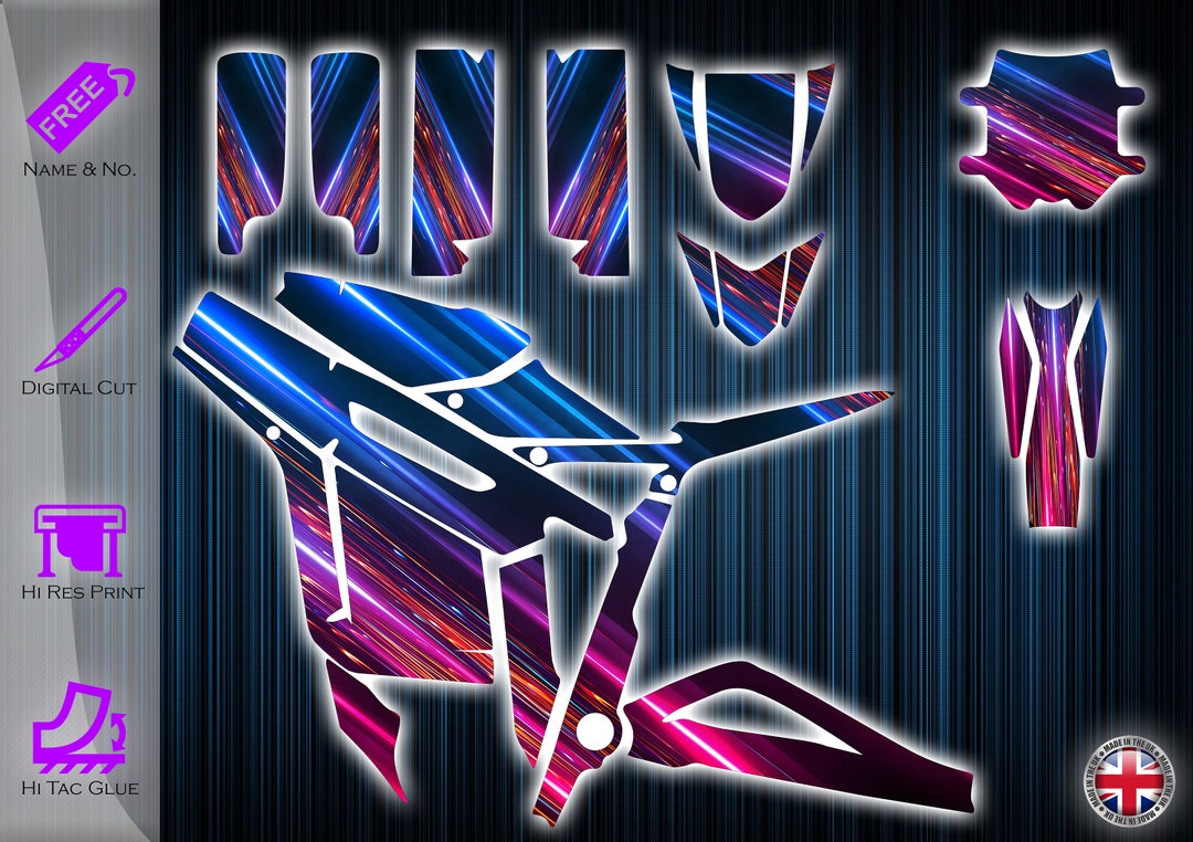 Talaria Sting Graphics , Talaria Sticker Kit, Decals, MX3/ MX4 Talaria ...