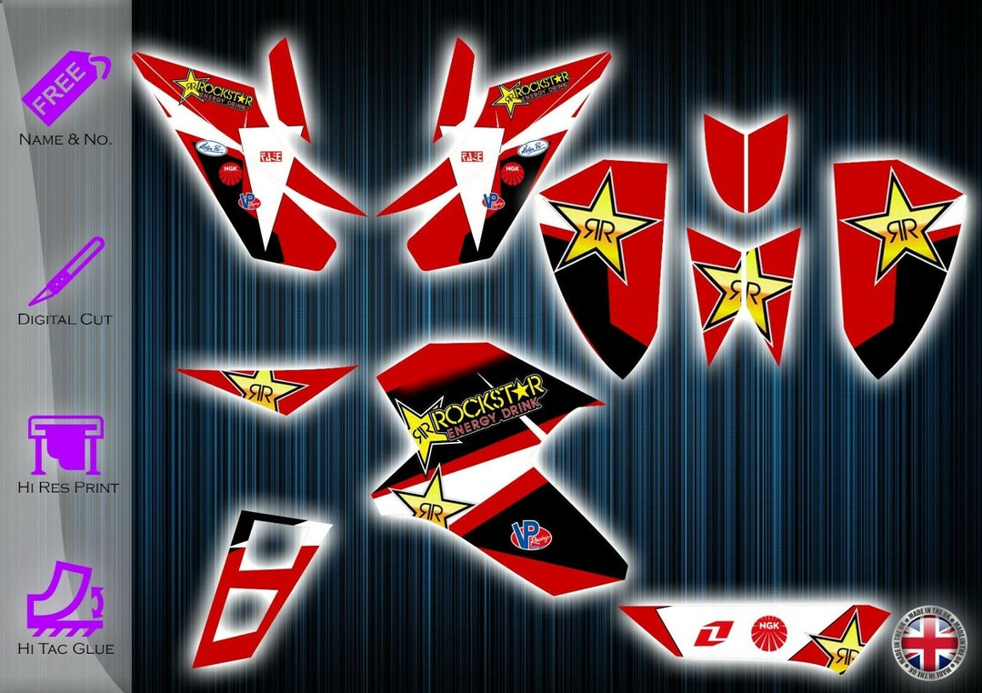 Apache Rlx 320 / 450 Stickers - Graphics Kit - Decal - Triton 450 ...