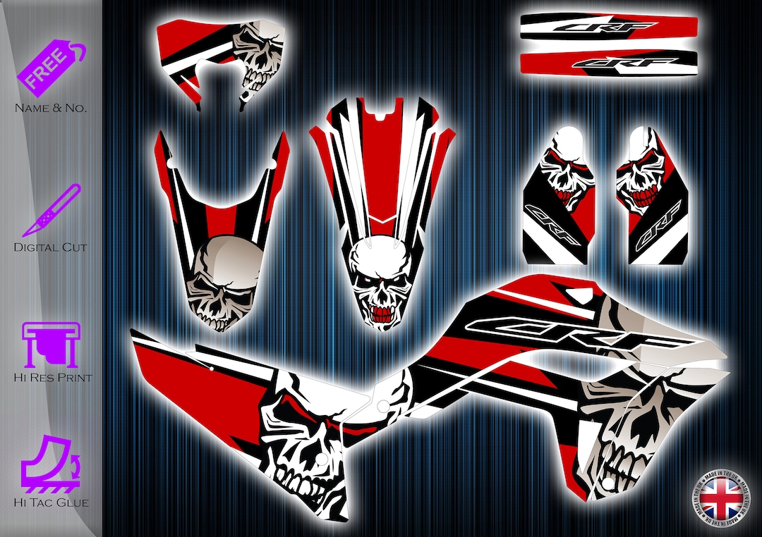 Sticker Kit for Honda CRF300L Honda CRF 300 Decal - Crf300l Graphics ...