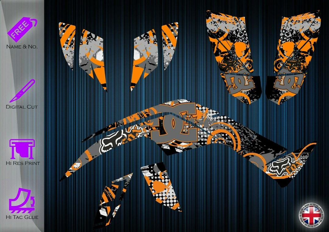 Quadzilla 450 Sport Stickers Graphics Kit Dinli Decals Graphics Kit - Etsy