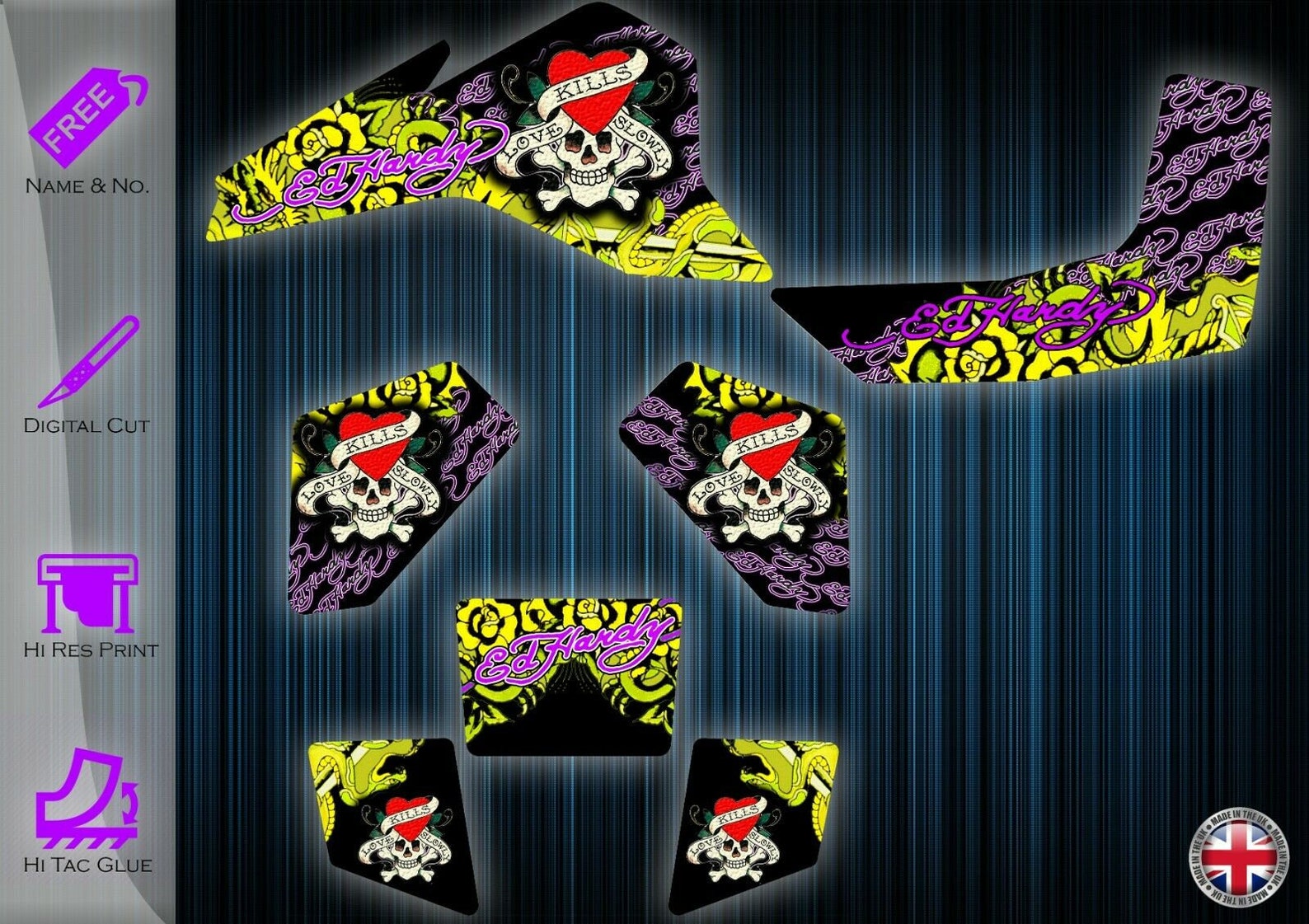 Suzuki Lt80 Stickers Lt 80 Graphics Kit Suzuki Decals | Etsy