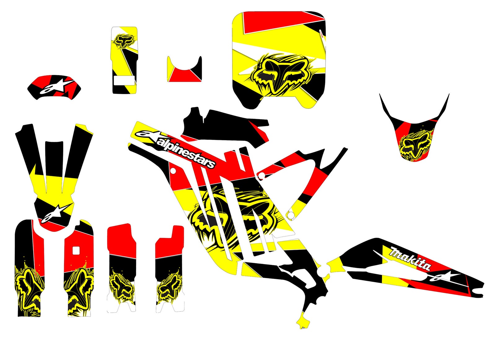 Sur-ron Graphics Kit Sur Ron Sticker Kit Segway Graphics - Etsy