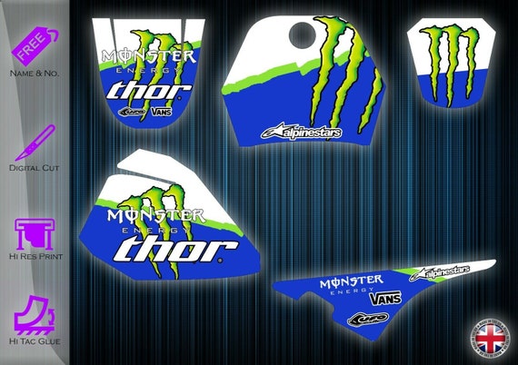 Yamaha Pw80 Stickers Pw 80 Graphics Kit Pw80 Decals Pw - Etsy