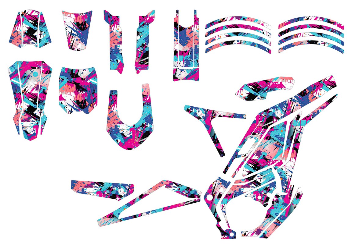 E-RIDE Stickers , E-RIDE PRO Graphics Kit, Pro Ss Stickers, E-ride Pro ...