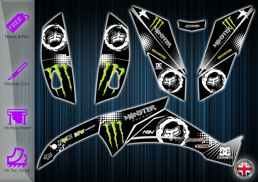 Quadzilla 320 Xlc Stinger Stickers - Graphics Kit - 500 Xlc Decals - Etsy