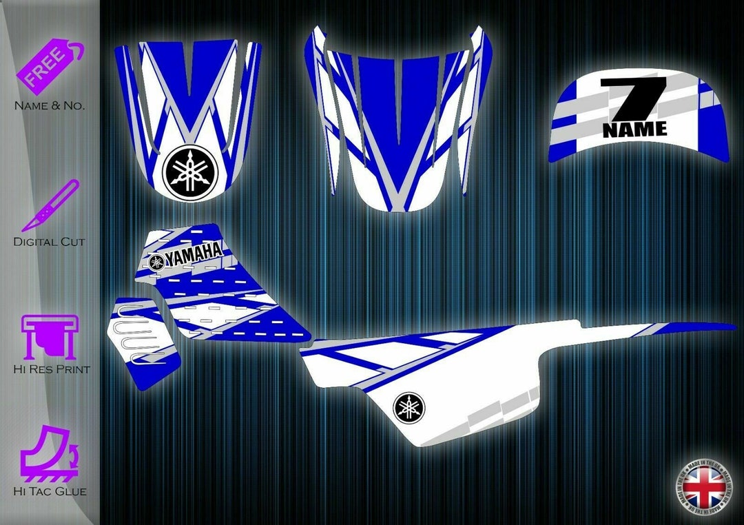 Yamaha Pw50 Stickers - Pw 50 Graphics Kit - Pw50 Decals - Pw 50 ...