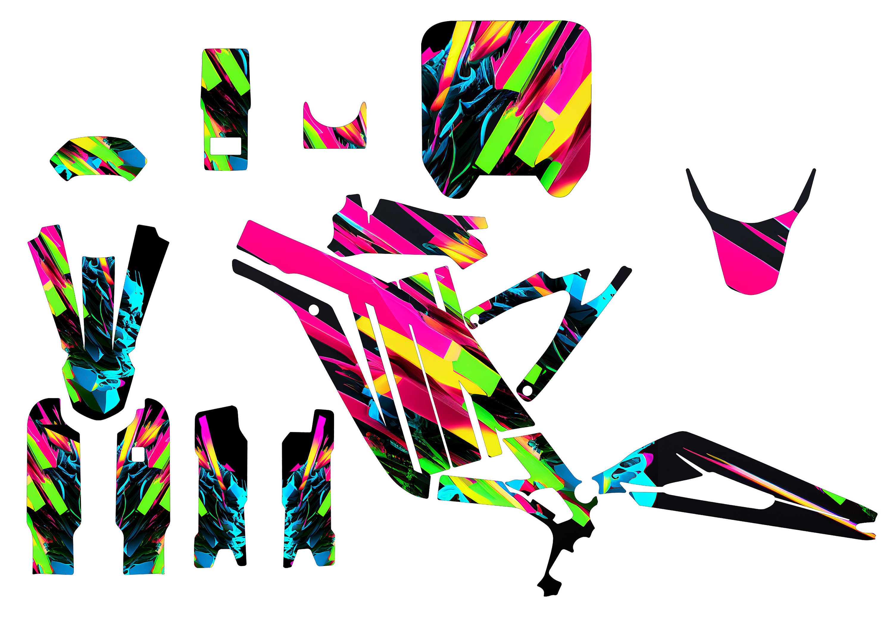 Sur-ron Graphics Kit Sur Ron Sticker Kit Segway Graphics - Etsy UK