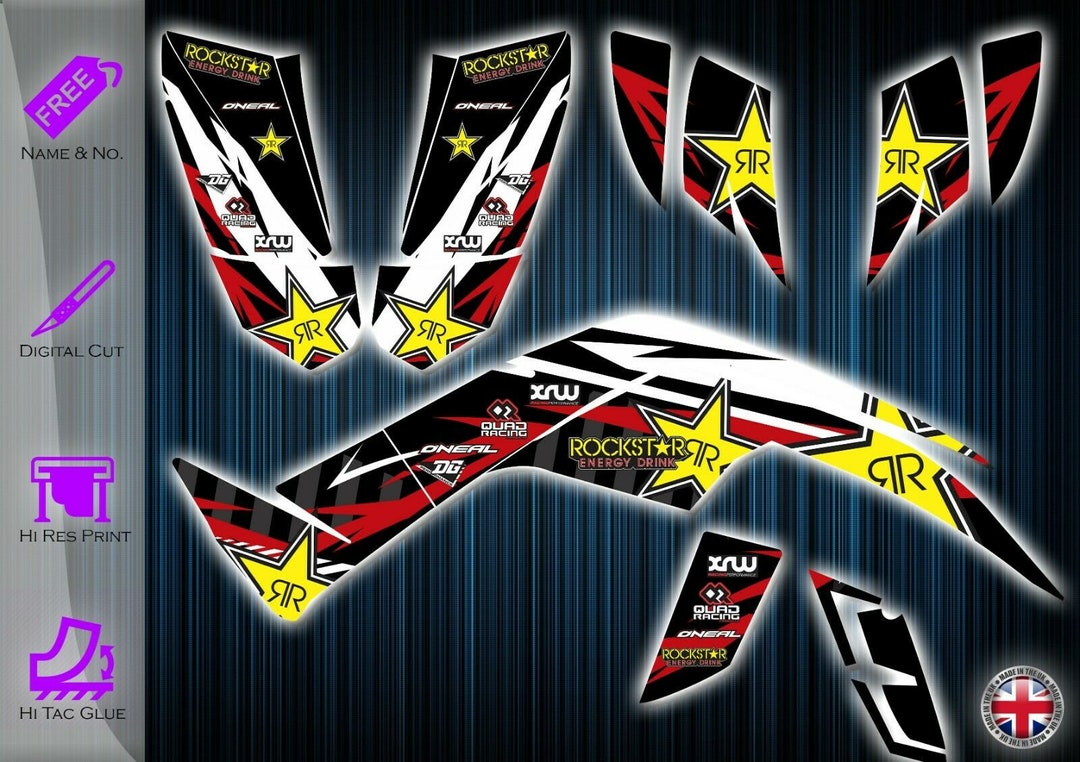 Quadzilla 450 Sport Stickers Graphics Kit Dinli Decals Graphics Kit ...