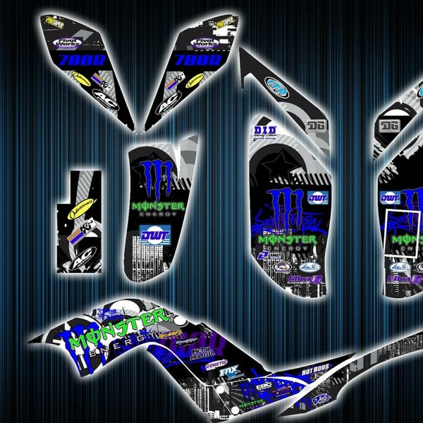 Yamaha Raptor 700 Decals - Etsy