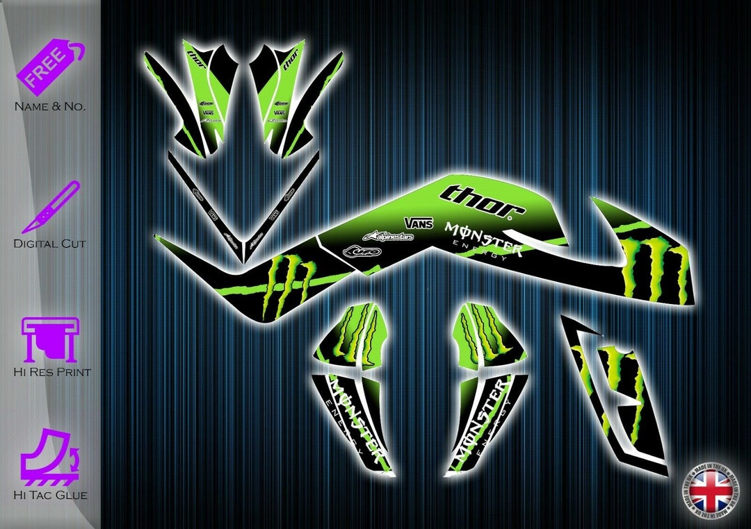 Quadzilla 450 rs Sport Aufkleber Grafik Kit rs450 Decals Grafik Kit ...