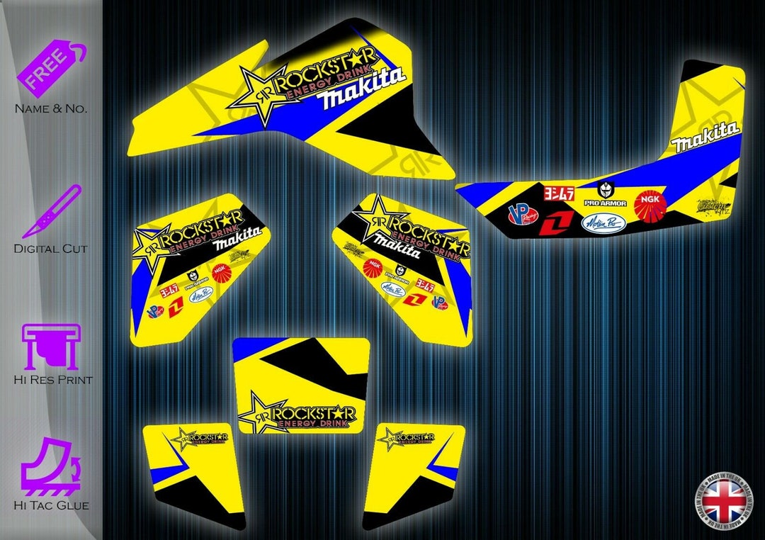 Suzuki Lt80 Stickers - Lt 80 Graphics Kit - Suzuki Decals - Lt80 ...