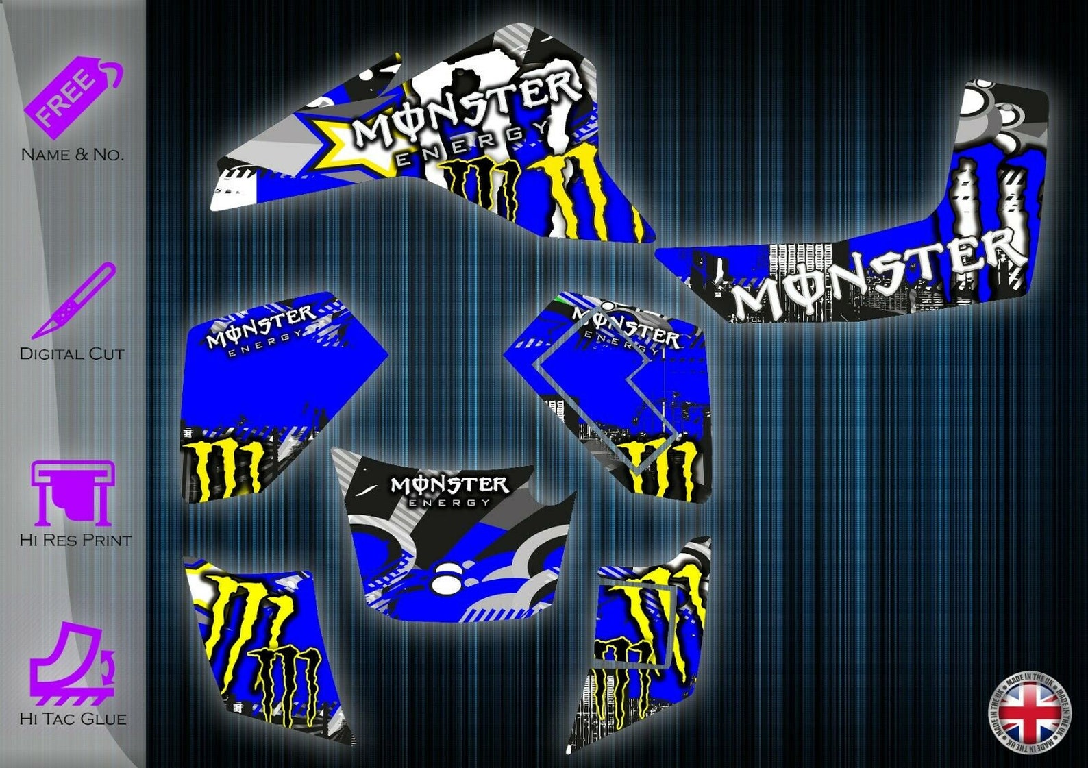 Suzuki Lt80 Stickers Lt 80 Graphics Kit Suzuki Decals | Etsy