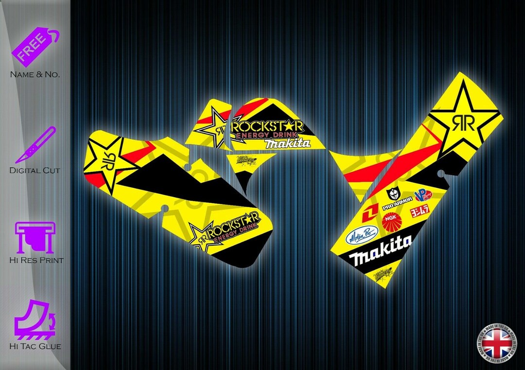 Suzuki Lt50 Stickers - Lt 50 Graphics Kit - Suzuki Decals - Lt50 ...