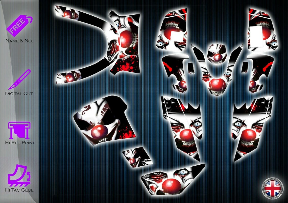 Quadzilla 250e Stickers Graphics Kit Quadzilla 250 E | Etsy