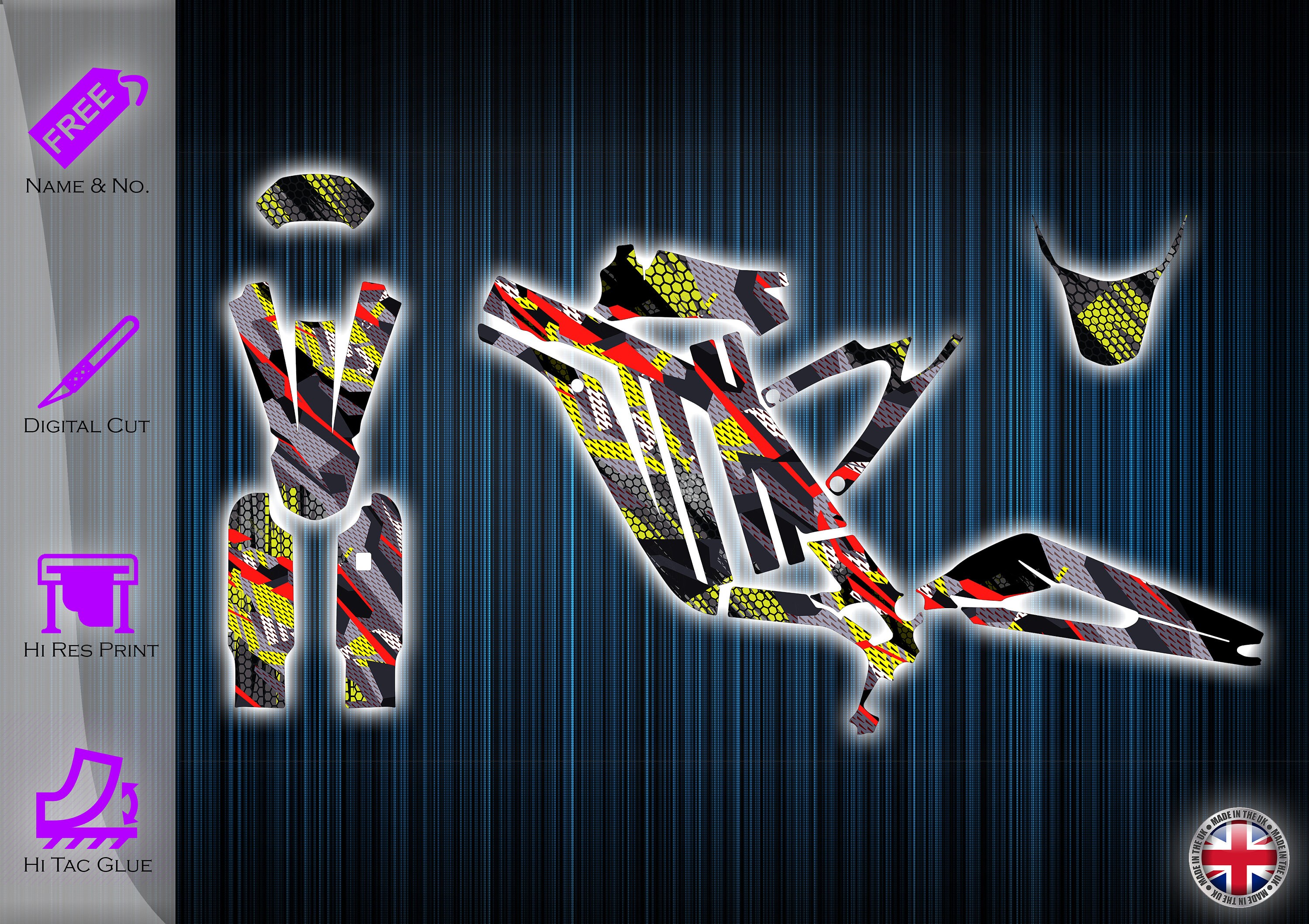 Sur-ron Graphics kit Sur Ron Sticker kit Segway Graphics | Etsy