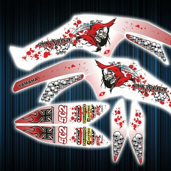 Yamaha Raptor 350 Decals - Etsy