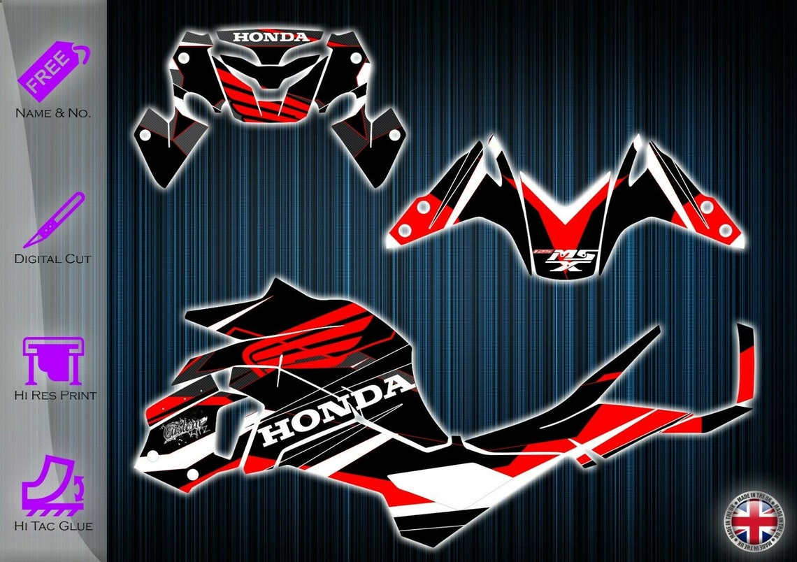 Honda Msx 125 Stickers Msx Graphics Kit Msx Decals Grom - Etsy