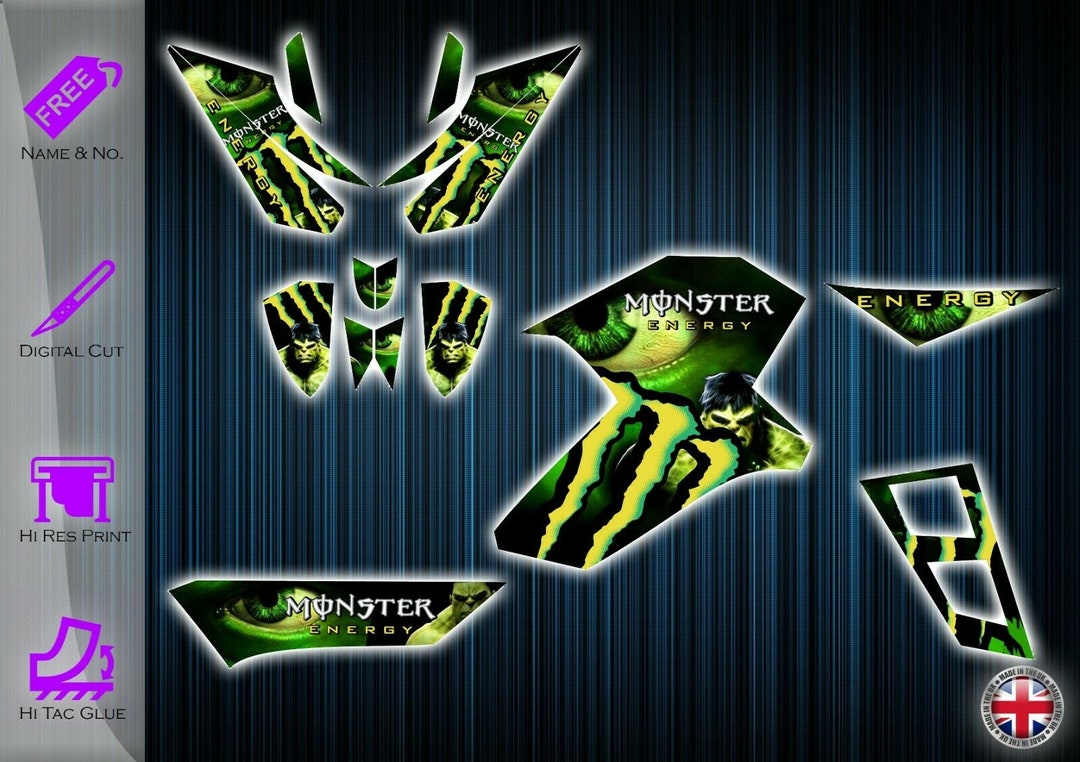 Apache Rlx 320 / 450 Stickers - Graphics Kit - Decal - Triton 450 ...