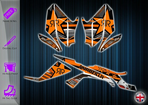 Adly 500 Stickers Adly 400 Graphics Kit Decals Adly Atv - Etsy