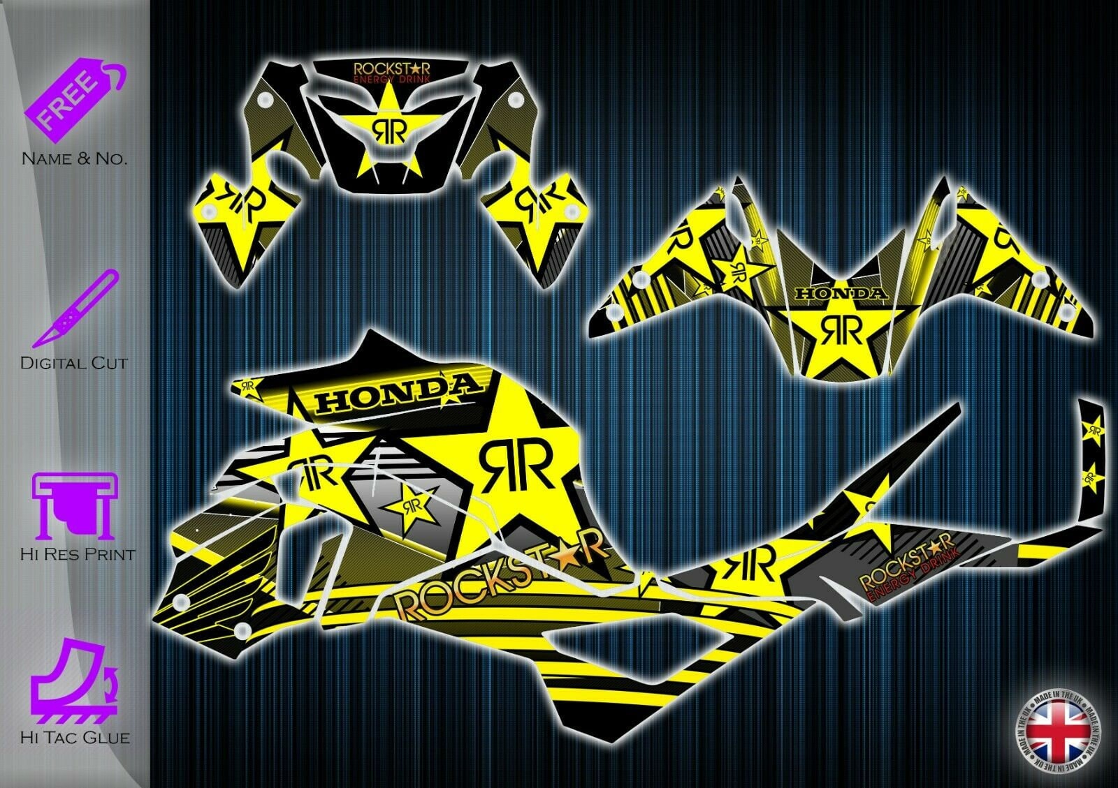 Honda Msx 125 Stickers Msx Graphics Kit Msx Decals Grom | Etsy UK